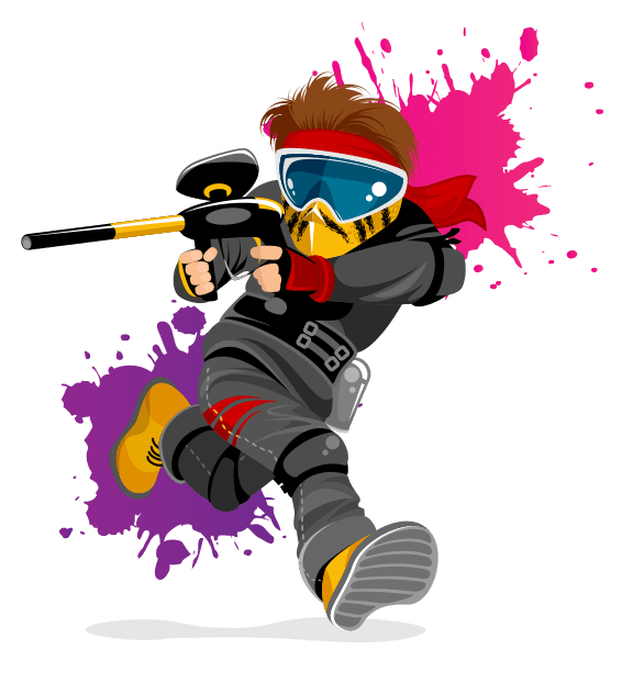 Paintball Cartoon Characters